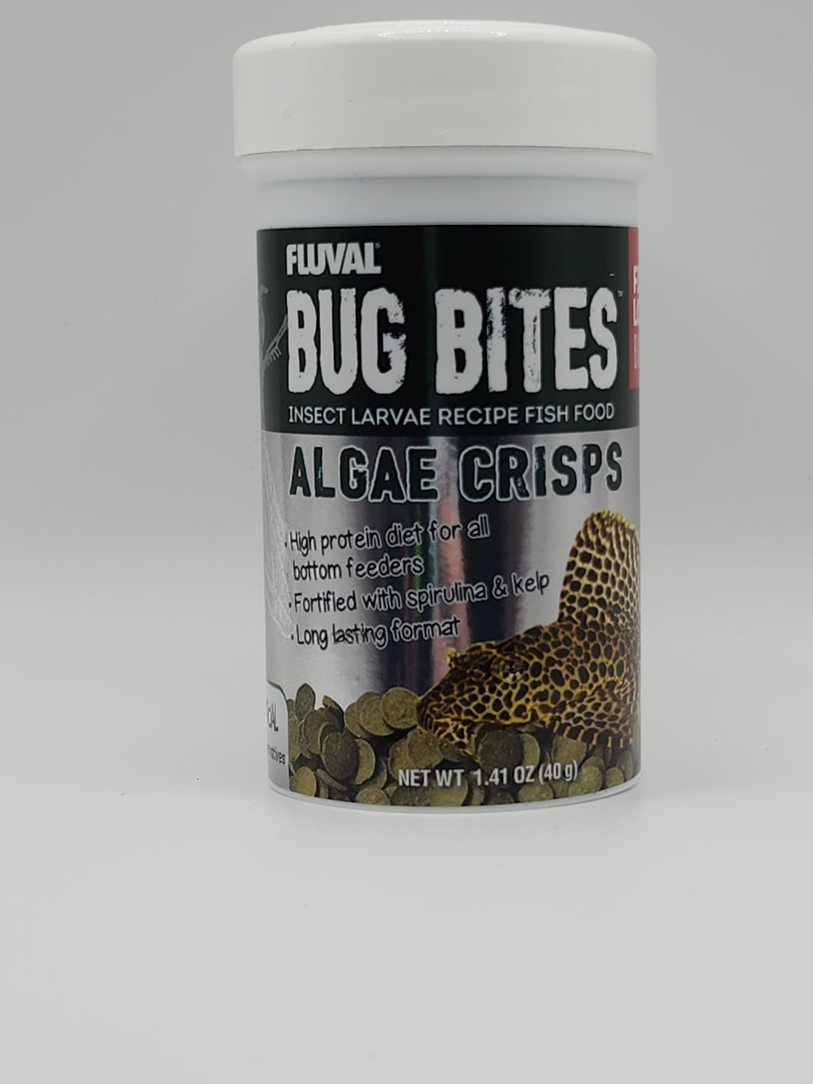 Fluval Bug Bites Algae Crisps 1.41oz – West Lake Aquatics
