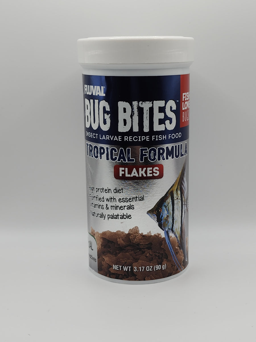 Fluval Bug Bites Tropical Formula Flakes 3.17oz – West Lake Aquatics