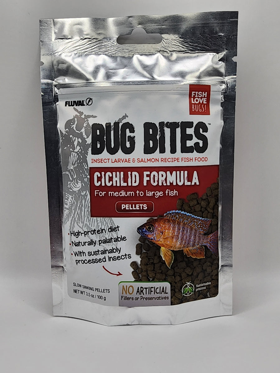 Fluval Bug Bites Cichlid Formula Pellets - 3.5oz | West Lake Aquatics