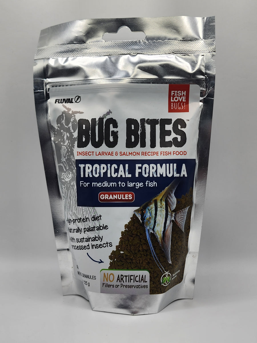 Fluval Bug Bites Tropical Formula Granules 4.4oz – West Lake Aquatics