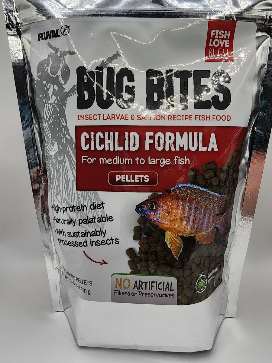 Fluval Bug Bites Cichlid Formula Pellets 15.8oz – West Lake Aquatics