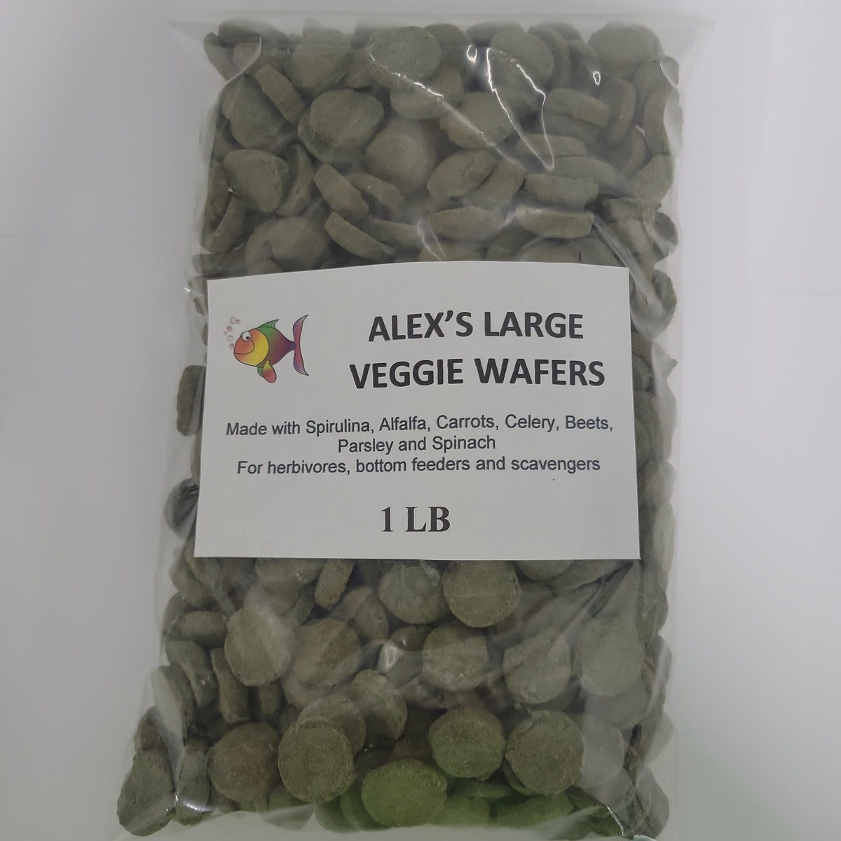 Alex's Premium Veggie Wafers 1LB – West Lake Aquatics